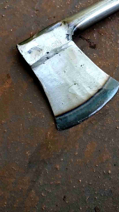 Kapak Gagang Segrek Besi Super Tajam - Kapak Baja Asli Ukuran Sedang ...