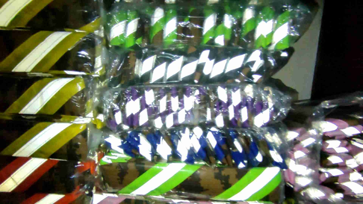 scraf loreng pramuka isi 5 pcs / scraf loreng pramuka 5 biji / scraf ...