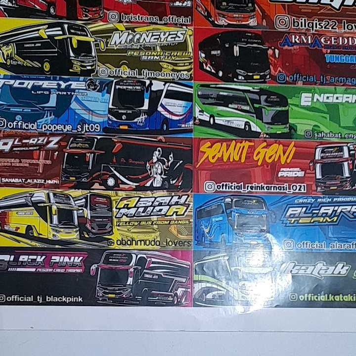 STIKER BUS BASURI JUMBO ISI 20 KOTAK / BUS BASURI JUMBO | Lazada Indonesia