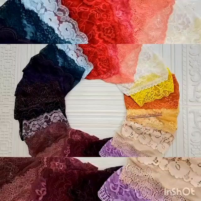 BANDO BROKAT / BANDANA RENDA HIJAB / INNER BRUKAT / CIPUT BROKAT ...