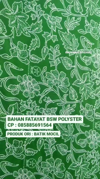 BATIK FATAYAT NU INDONESIA BAHAN ADEM KUALITAS PREMIUM | Lazada Indonesia