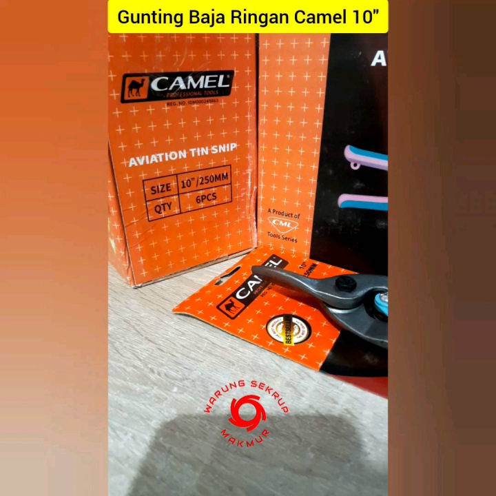 Gunting Baja Ringan Camel 10" / Gunting Hollow Camel 10 Inch | Lazada Indonesia