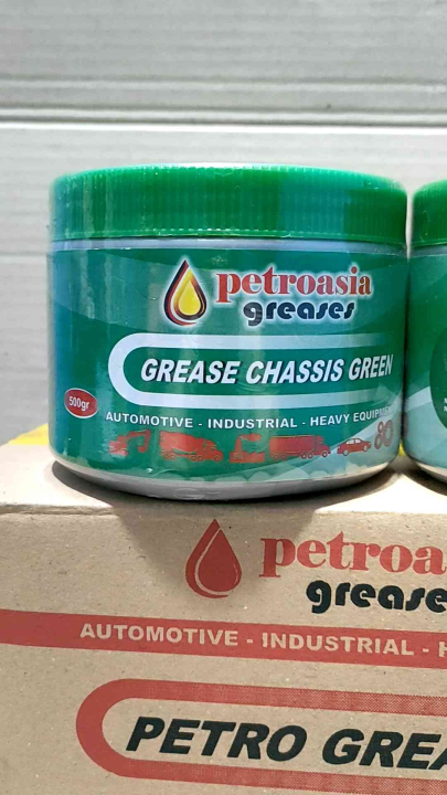 Grease Chassis Gemuk Stempet Petroasia Warna Hijau Green 500gr Pelumas ...
