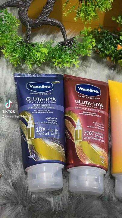Sữa Dưỡng Thể Vaseline Healthy Bright Gluta HYA Serum 10X / 70X / 50+ 300ml | Lazada.vn