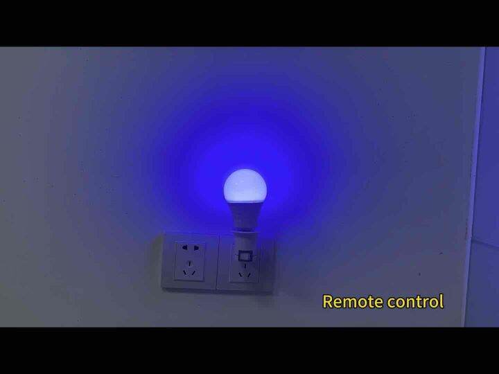 New RGB Light Color Changing LED Bulb E27 RGBW 16 Colors Dimmable with ...