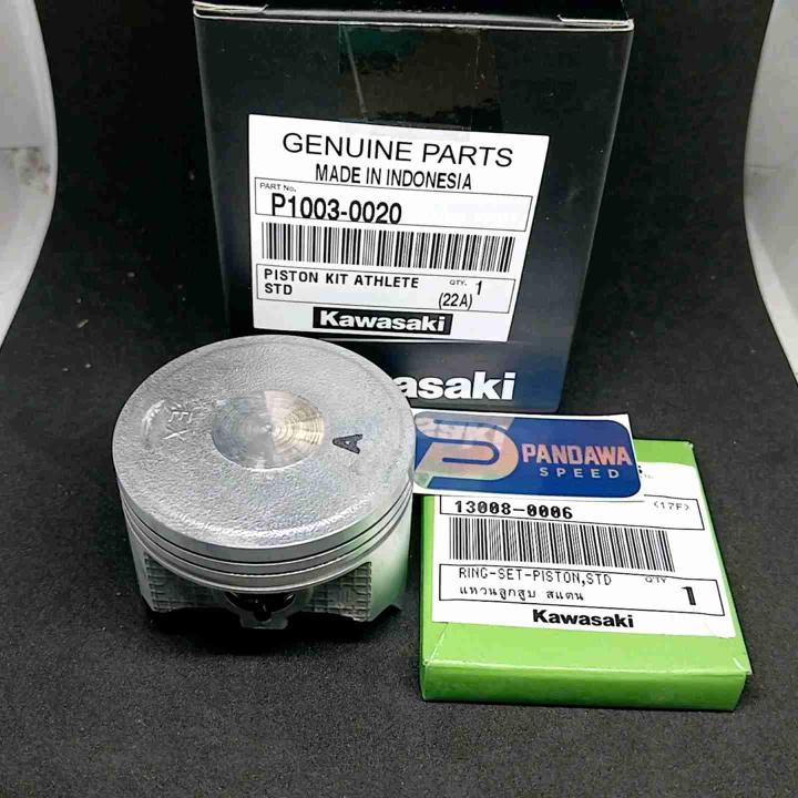 Piston Dan Ring Seher Set Kawasaki Athlete O.S Standar Original P1003-0020 | Lazada Indonesia