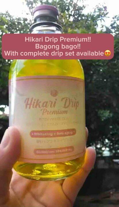 Hikari Drip Premium Glutathione (Complete Set) | Lazada PH