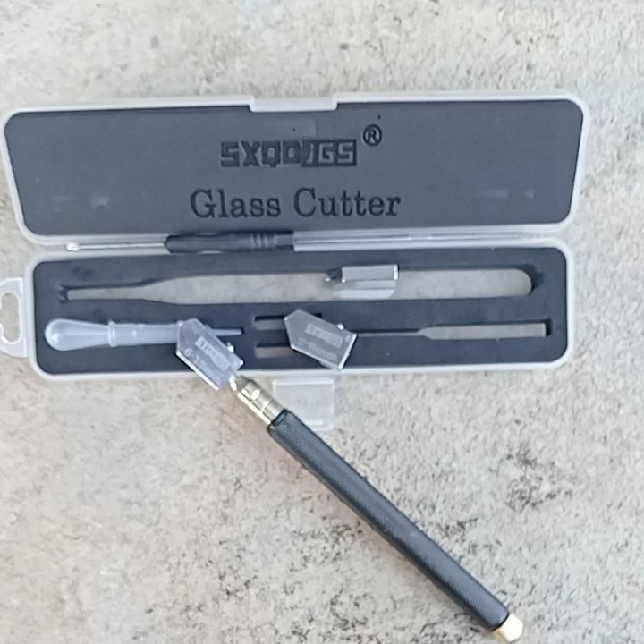alat pemotong kaca set 6 sampai 20 Mili meter oil glass cutter potong ...