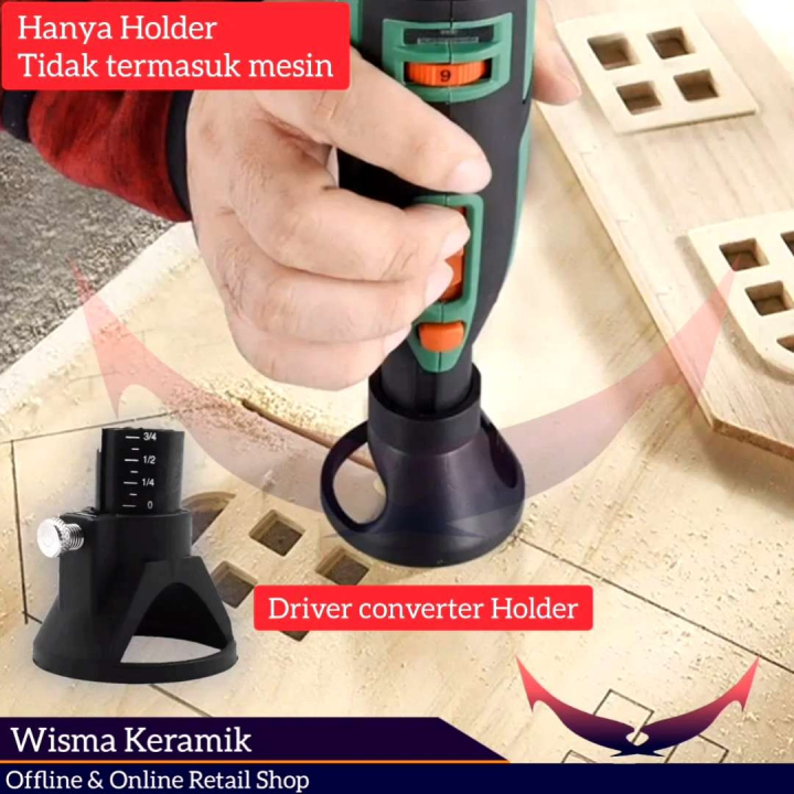 Router locator, die grinder holder, mini grinder converter to trimmer ...