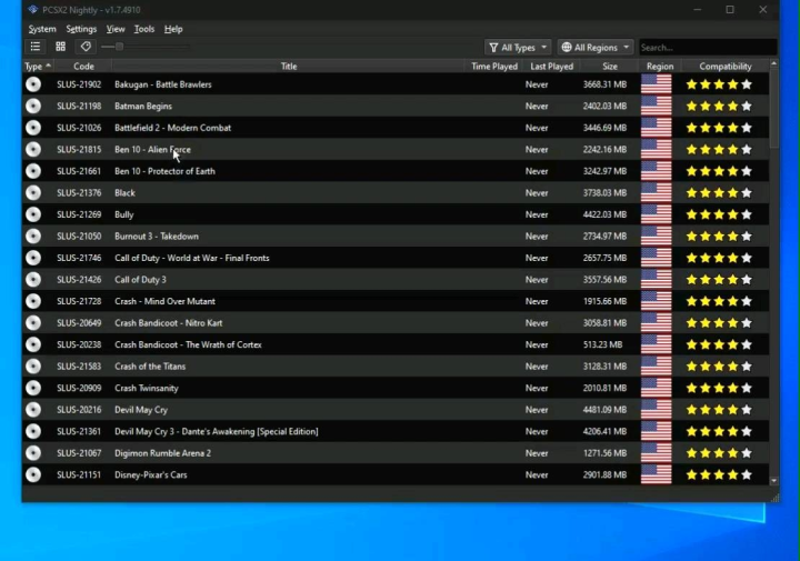 [PlayStation 2 Emulator] 320gb HDD 97 Full Games PS 2 Emulator For PC ...