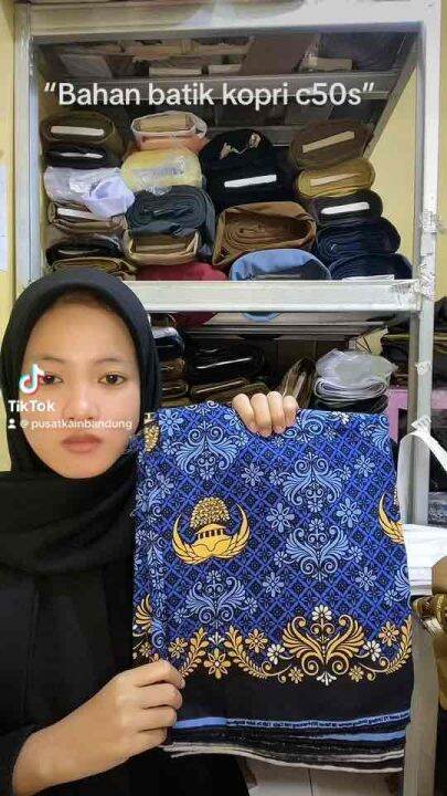 ( ORIGINAL ) KAIN BATIK KORPRI TERBARU, KAIN KORPRI TERBARU, BAHAN KAIN ...