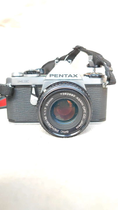 กล้องฟิล์ม SLR ยี่ห้อ Pentax ME พร้อมเลนส์ Smc pentax-m 50mm f1.7 pk mount | Lazada.co.th