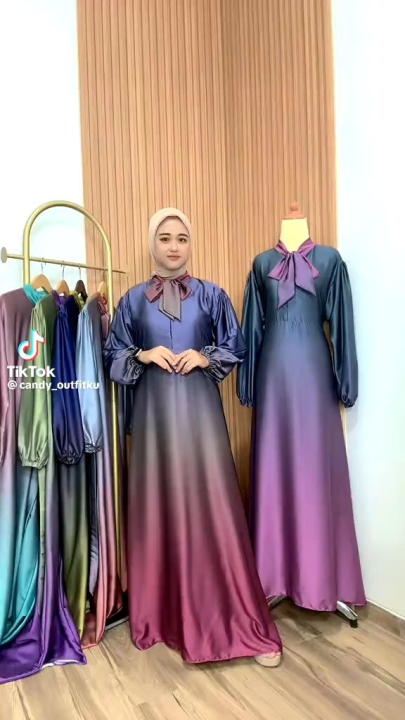 KAIN SILK GRADASI | KAIN 3 WARNA | SILK GRADASI YAMAHA DIGITAL PRINTING ...