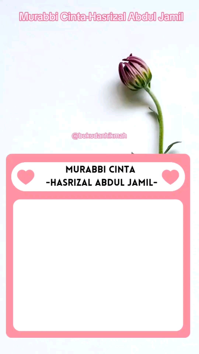 MURABBI CINTA – USTAZ HASRIZAL ABDUL JAMIL | Lazada