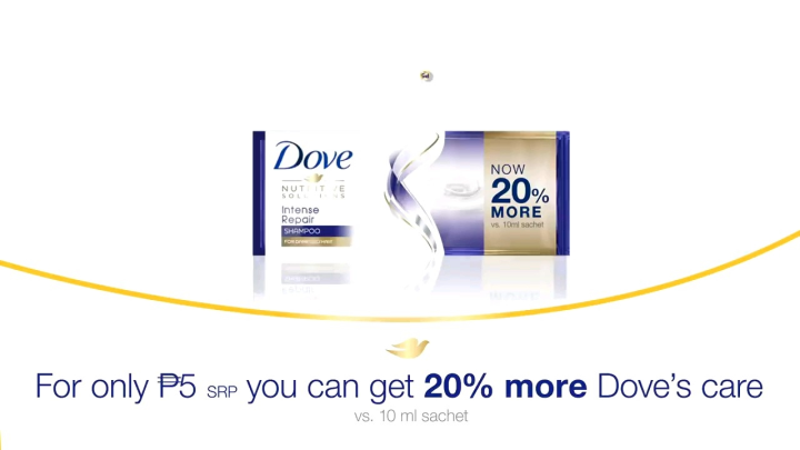 Dove Shampoo Intense Repair 12ml twinpack Sachet | Lazada PH