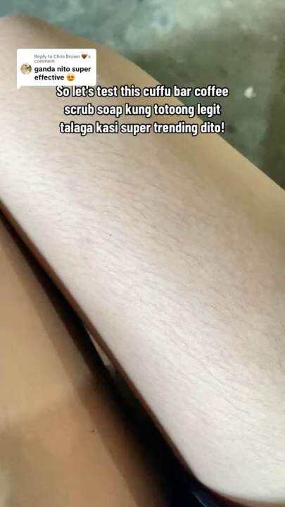 CUFFU Bar Coffee Scrub Soap and Cuffu Buff Volcanic Ash Soap by Magara ...