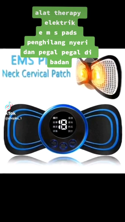EMS Mini Massage Pijat Punggung Pingang Tubuh Elektrik Portable Tempel ... EMS Mini Massage Pijat Punggung Pingang Tubuh Elektrik Portable Tempel ...