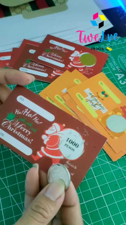 CUSTOMIZED SCRATCH CARD | Lazada PH