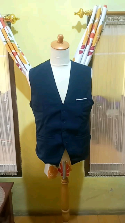 Rompi Formal Pria Vest Formal Pria Jas Rompi Motif Saku | Lazada Indonesia