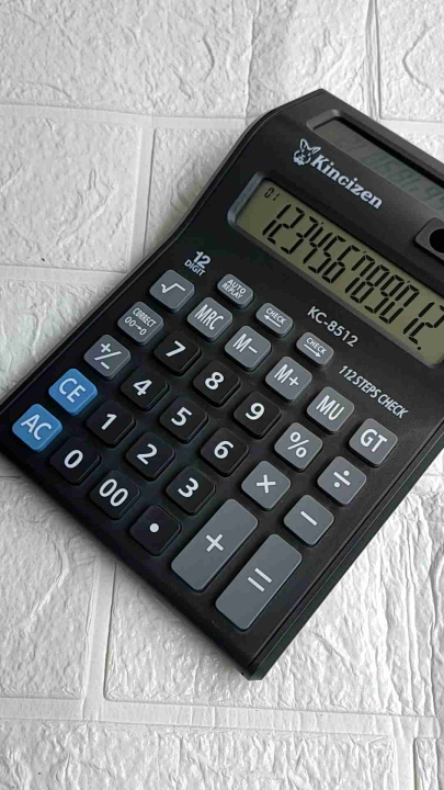 kalkulator calculator 2 layar 8512/12 digit | Lazada Indonesia