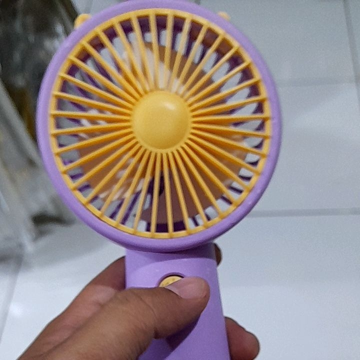 KIPAS ANGIN MINI / KIPAS TANGAN PORTABLE CHARGER USB /DI LENGKAPI ...