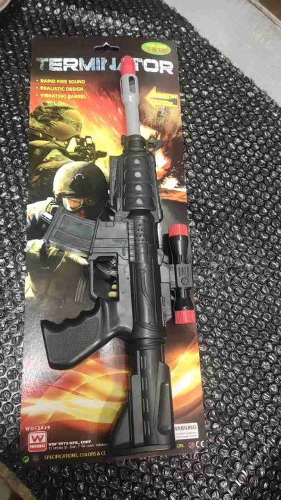 Interactive Sound Plastic Toy Gun: Safe & Fun Plastic Playset for Kids ...