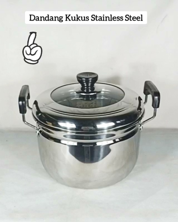 WLW888 Panci Dandang Kukus Somay Bakpao Bakso Stainless Steel Panci ...