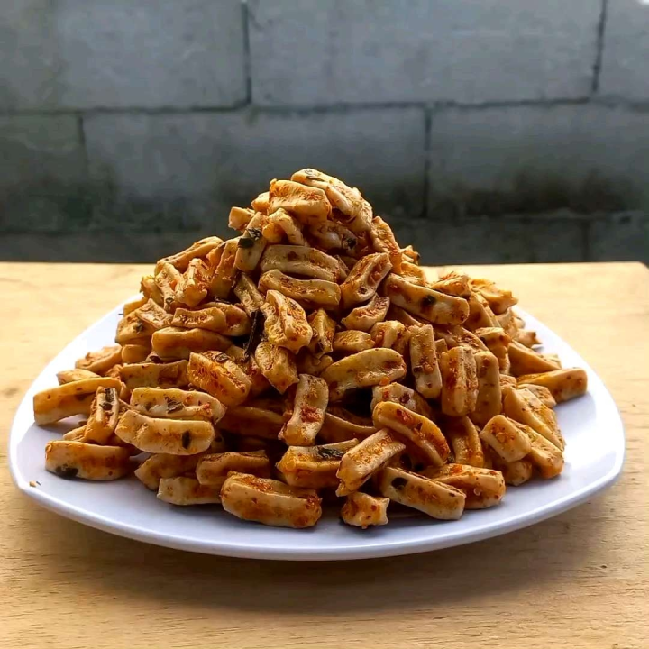 serba 3 ribu makanan ringan kerupuk pedo bantat gurih pedas 50gr ...