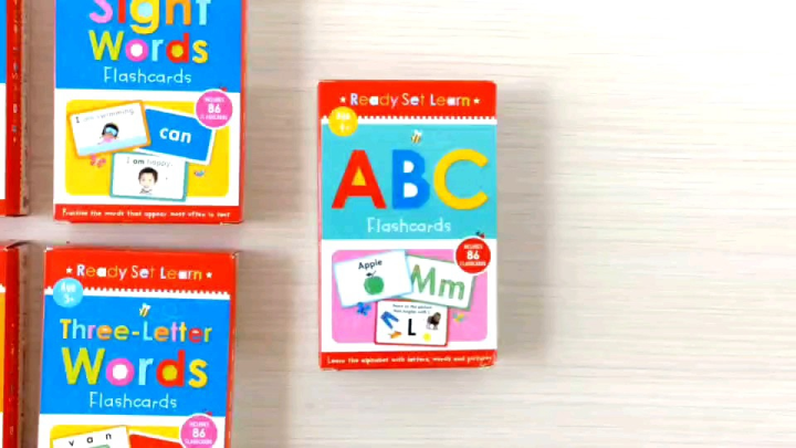 READY SET LEARN ABC FLASHCARDS Age 4+ | Lazada Indonesia