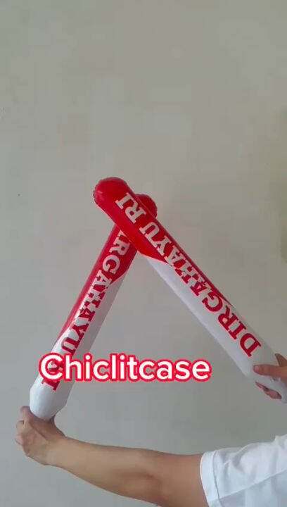 Balon tepuk dirgahayu RI/kemerdekaan/17 agustus/balon supporter hut RI ...