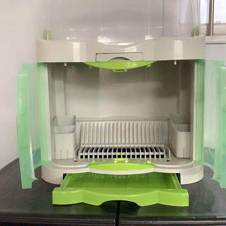 UniGlobal High Quality Floral Dish Cabinet Kitchen Cabinet Dish Drainer ...