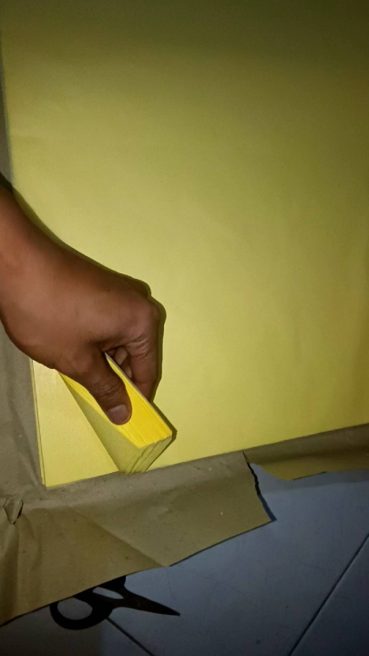 kertas layang layang warna kuning 500 lembar | Lazada Indonesia
