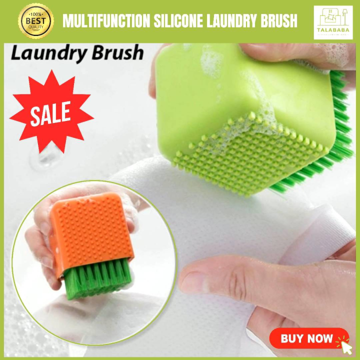 T.Ph Silicone Laundry Brush Small Brush for Cleaning Clothes Shoe Brush ...