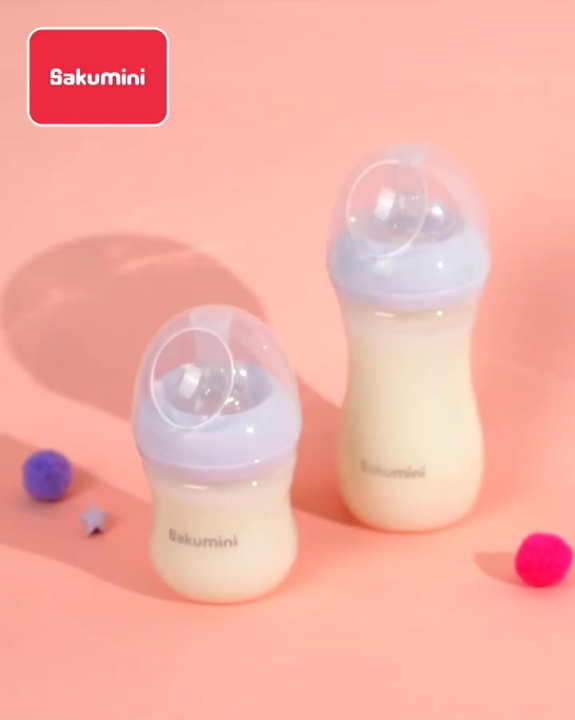 Sakumini Baby Natural Milk Feeding Bottle Botol Susu Bayi | Lazada ...