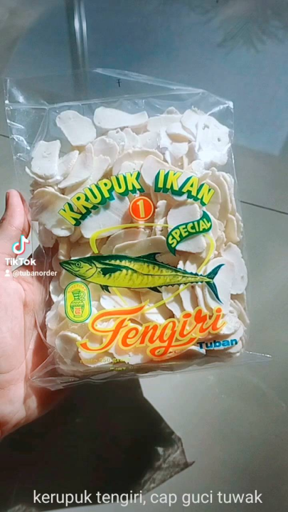 Kerupuk Ikan Tengiri Guci Toak Asli Tuban Jawa Timur Paling Enak ...