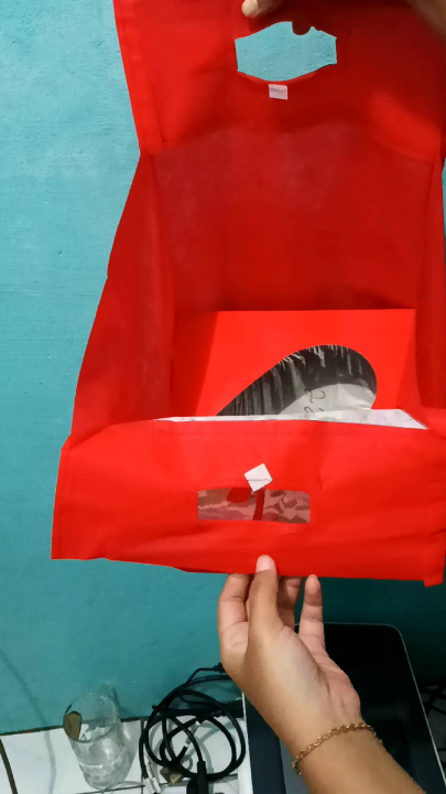 tas spunbond pita bambu 22 x 22 box nasi tas besek tas hajatan tas box ...