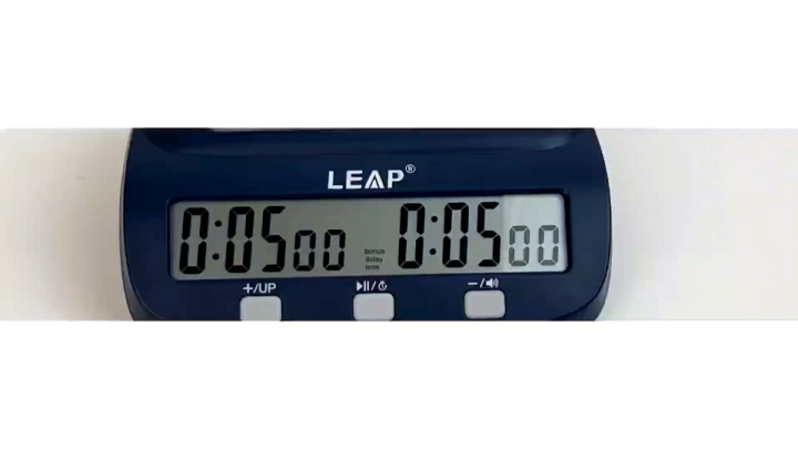 Leap chess clock timer PQ9923 upgraded Bigger screen with move counter ...