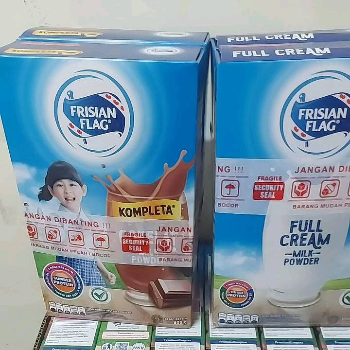 Frisian flag kompleta vanila coklat full cream 800g x 2 pcs exp 2024 ...