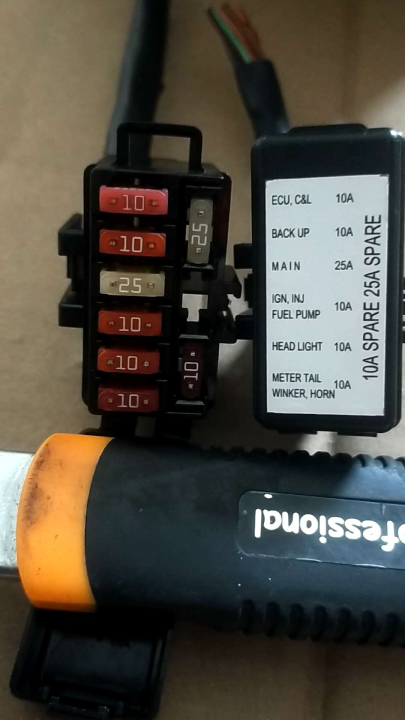 Box sekering-rumah sekering Vario 125 old gen 1 type bohlam lengkap ...