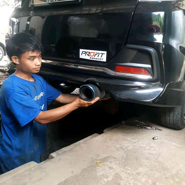 knalpot mobil profit exhaust tipe G3 suara bas kering | Lazada Indonesia