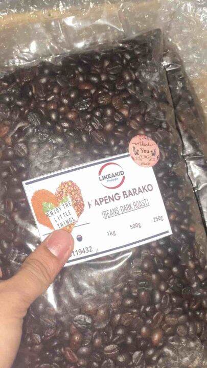 1000G / 1KG - KAPENG BARAKO, WHOLE BEANS KAPENG BARAKO, COFFEE BEANS ...