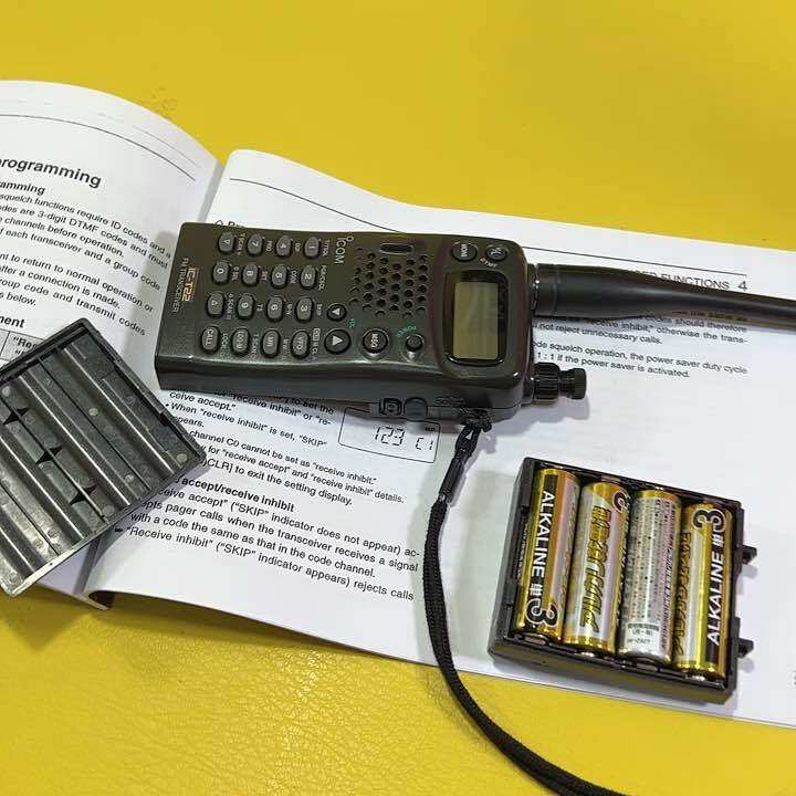 Icom ic-T22. Made in japan. VHF import from Japan Second hand. | Lazada ...
