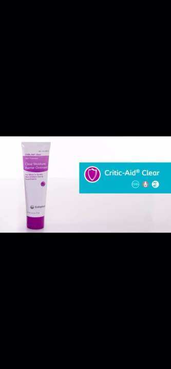 Coloplast Critic Aid Clear Moisture Barrier Ointment Itch Relief 2.5 oz ...
