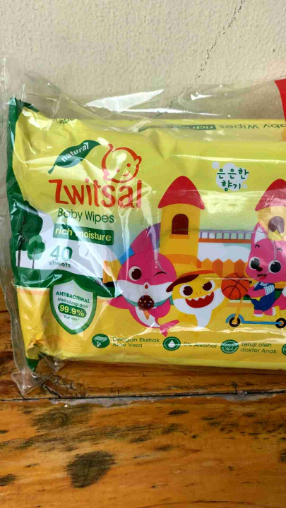 Zwitsal Baby Wipes Tissue Basah Rich Moisture Buy 1 Get 1 40 Sheet ...
