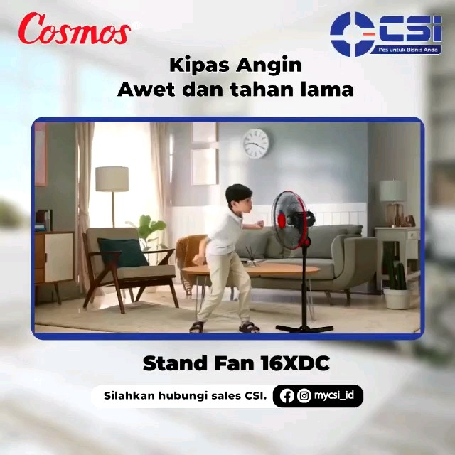 Kipas Angin Cosmos Berdiri - Cosmos 16SDB – Cosmos 16XDC - Stand Fan 16 ...