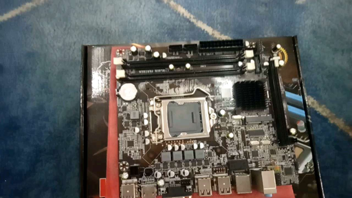 MOTHERBOARD H55 MAXUS BLACK PANTHER SOCKET LGA1156 | Lazada Indonesia