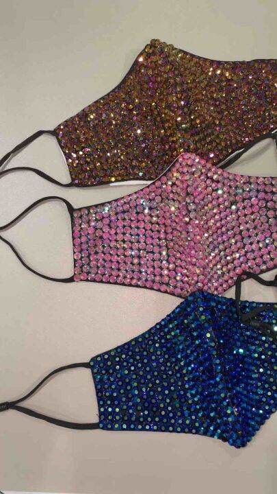 JACATEL Glow Studded Bling Mask | Lazada PH