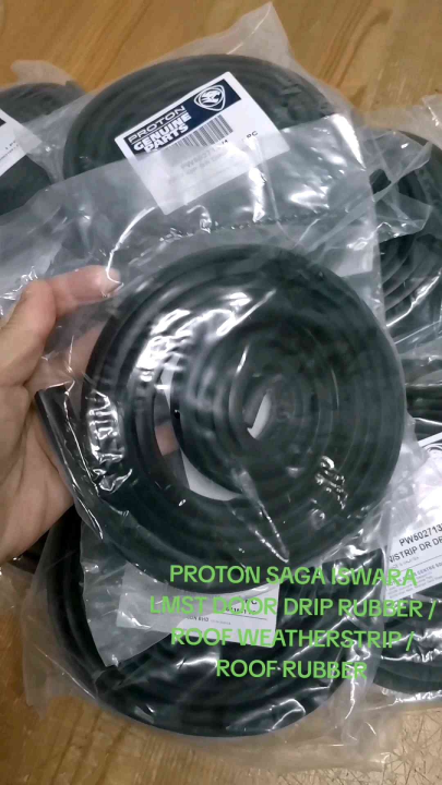 *ORIGINAL PROTON SAGA ISWARA LMST DOOR DRIP RUBBER / ROOF WEATHERSTRIP ...