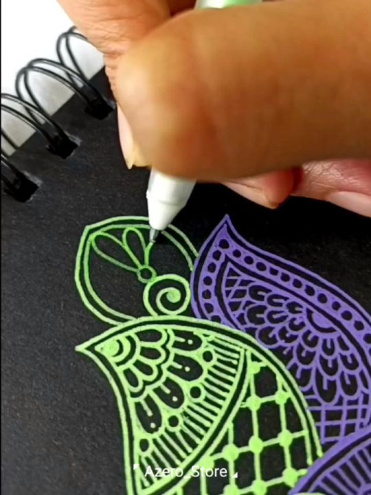 Buku Gambar Kertas Hitam 190 gsm / Sketchbook Black Paper 190 gsm ...