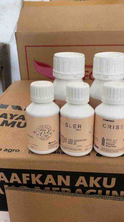 Pembasmi Obat Hama Gulma Tanaman Padi Crissler 405SC 100ml || Crissler ...